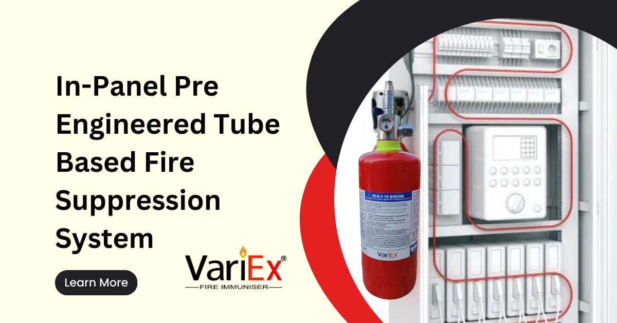 In-Panel Pre Engineered Tube Based Fire Suppression System