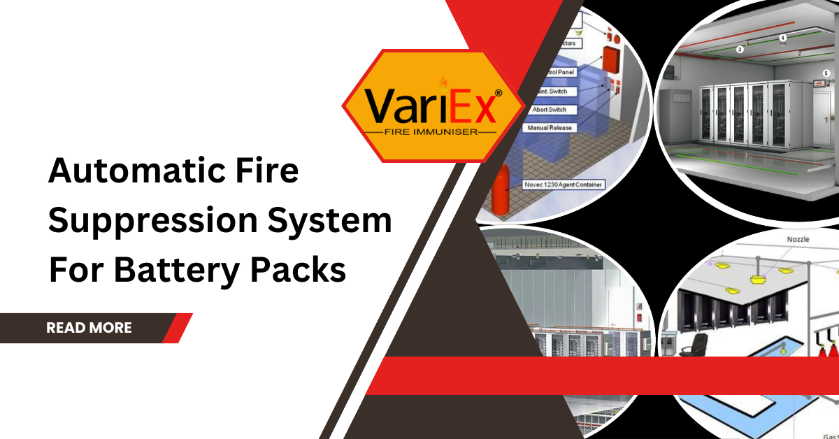Automatic Fire Suppression System For Battery Packs