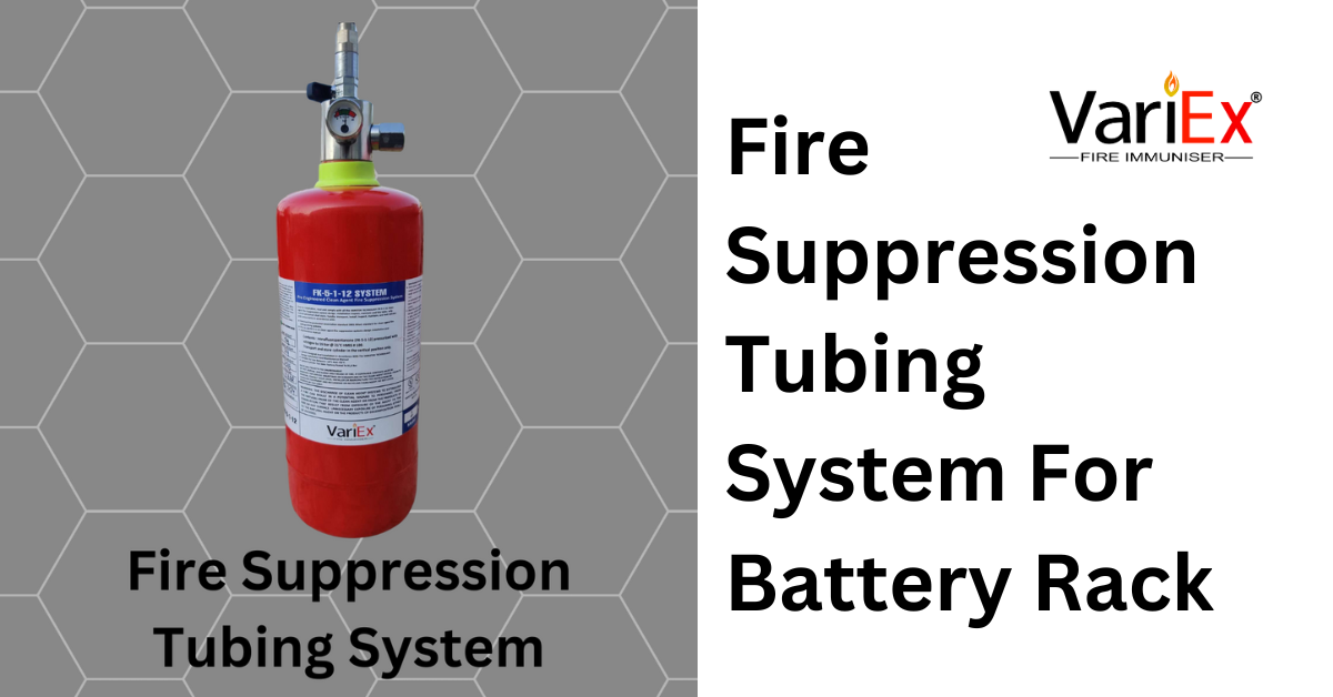 Fire Suppression Tubing System For Battery Rack